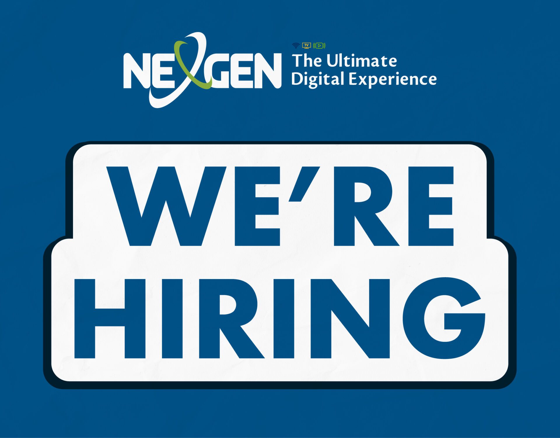 Sales Representative - NEXGEN TV & Internet